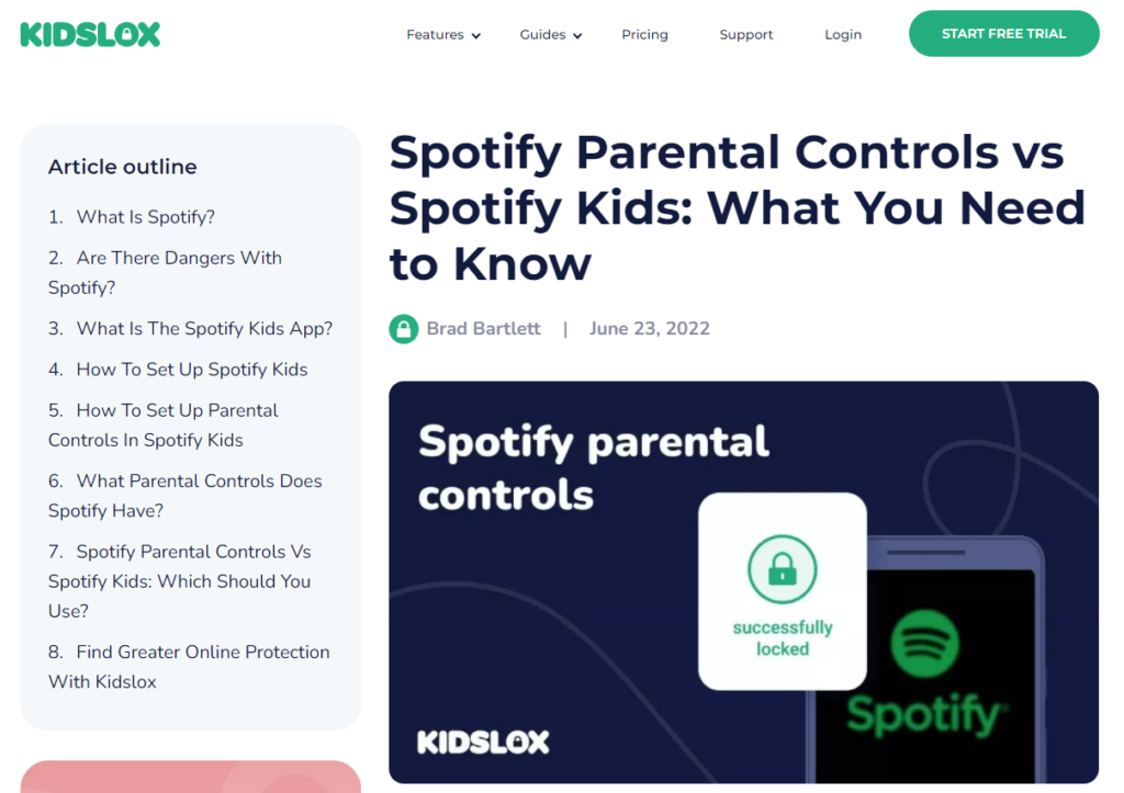 Setting parental controls on Spotify and Spotify kids - Digital Hive